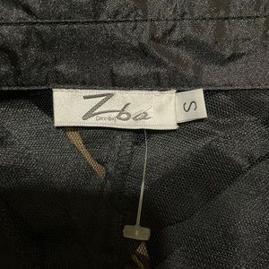 Zba | Tops | Zba Deconsteucted Dressy Button Down Shirt Size Small ...